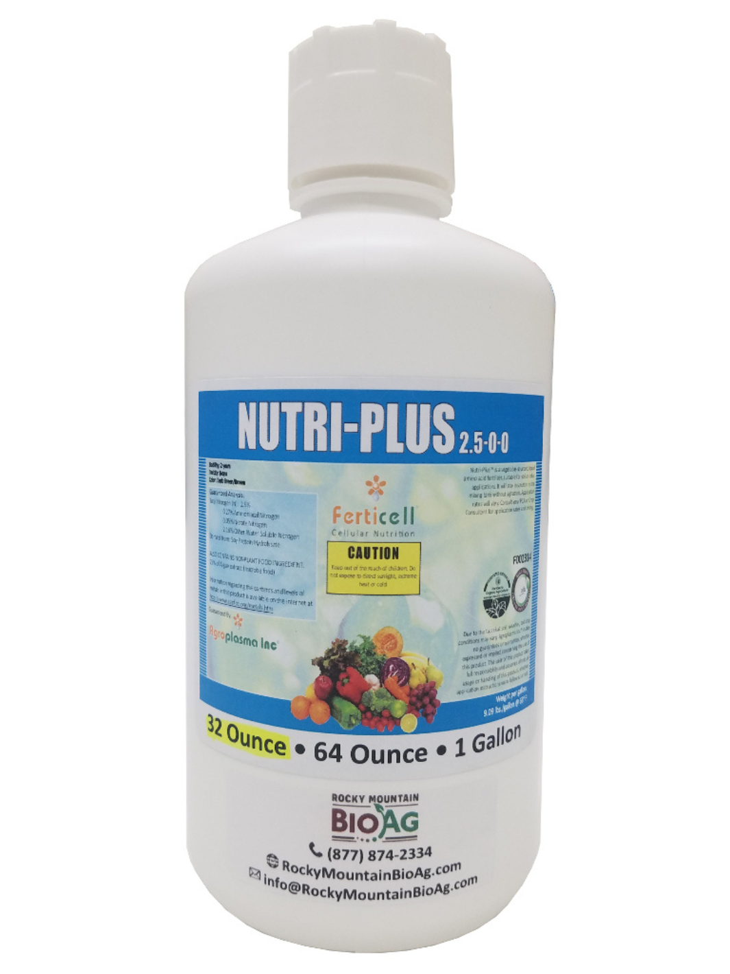 Nutri-Plus 2.5-0-0 Organic Fertilizer | Rocky Mountain BioAg